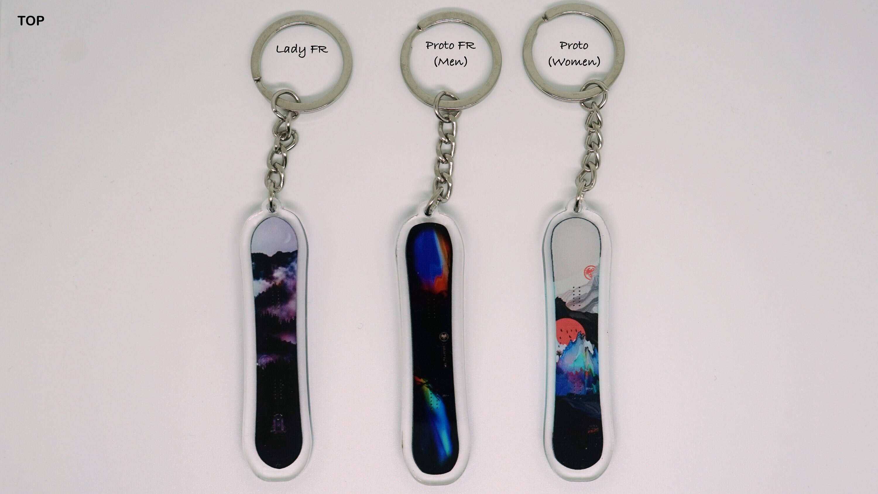 Handmade 3D Snowboard Never Summer-inspired Keychain - Miniature Winter ...