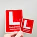 New Driver Sign Sticker / N Sign / New Driver / New Rider / New Skier ...