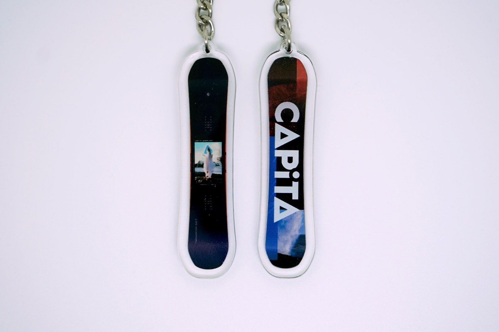 Handmade 3D Snowboard Capita-inspired Keychain - Miniature Winter ...