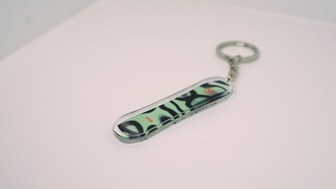 Handmade 3D Snowboard Ride-inspired Keychain - Miniature Winter Sports ...