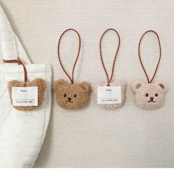 Teddy Bear Keychain - Etsy