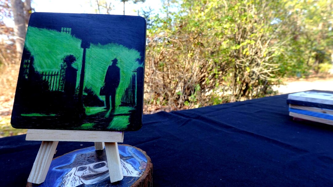 Handmade EXORCIST Horror Coaster • Halloween 70s Horror Home Decor and ...