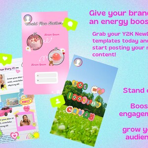 90s & Y2K Instagram Template, Y2K Instagram Story Templates, 2000 IG ...