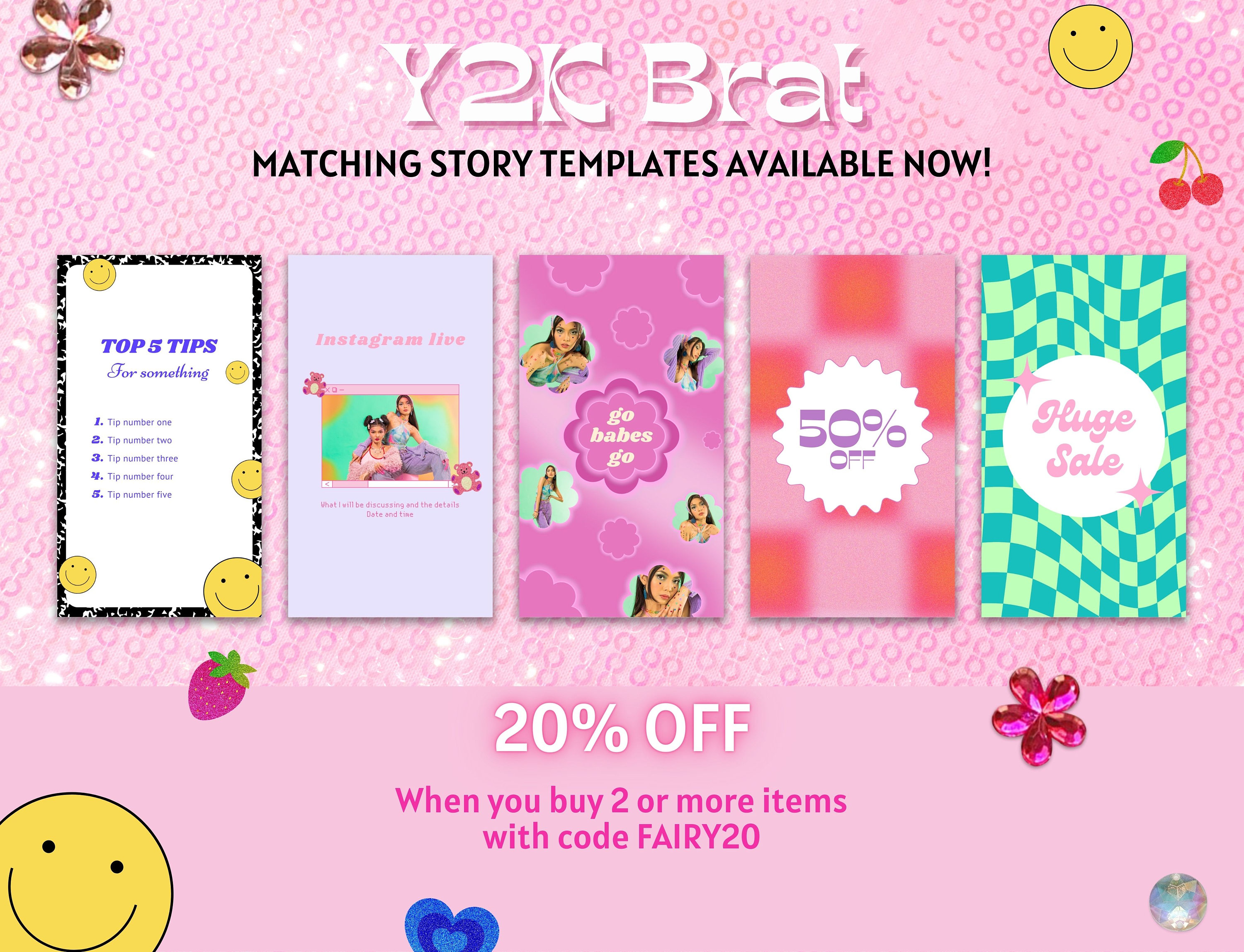 Y2K Instagram Template, Instagram Y2K Quotes, Y2K Instagram Post ...