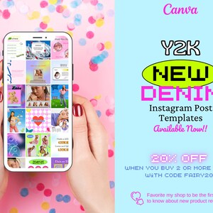 90s & Y2K Instagram Template, Y2K Instagram Story Templates, 2000 IG ...