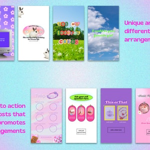 90s & Y2K Instagram Template, Y2K Instagram Story Templates, 2000 IG ...