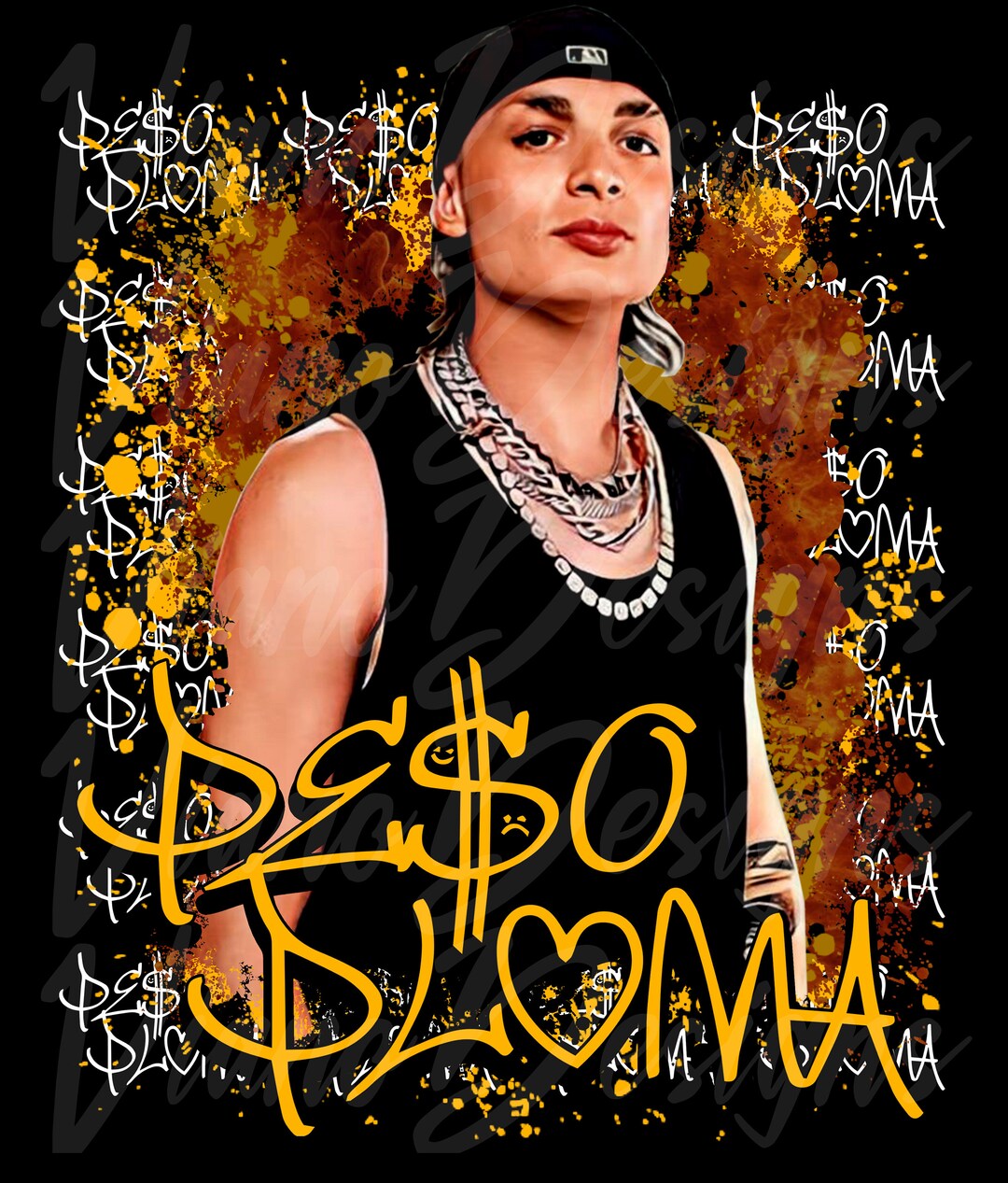 Peso Pluma Png Digital Download File Sublimation, Peso Pluma PNG, Peso ...