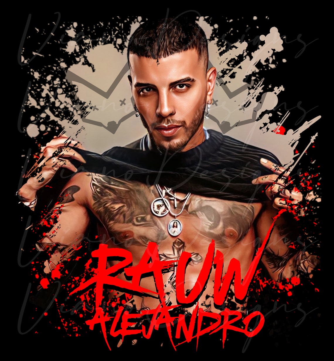 Rauw Alejandro PNG Digital File, Sublimation, DTF (digital Download) - Etsy