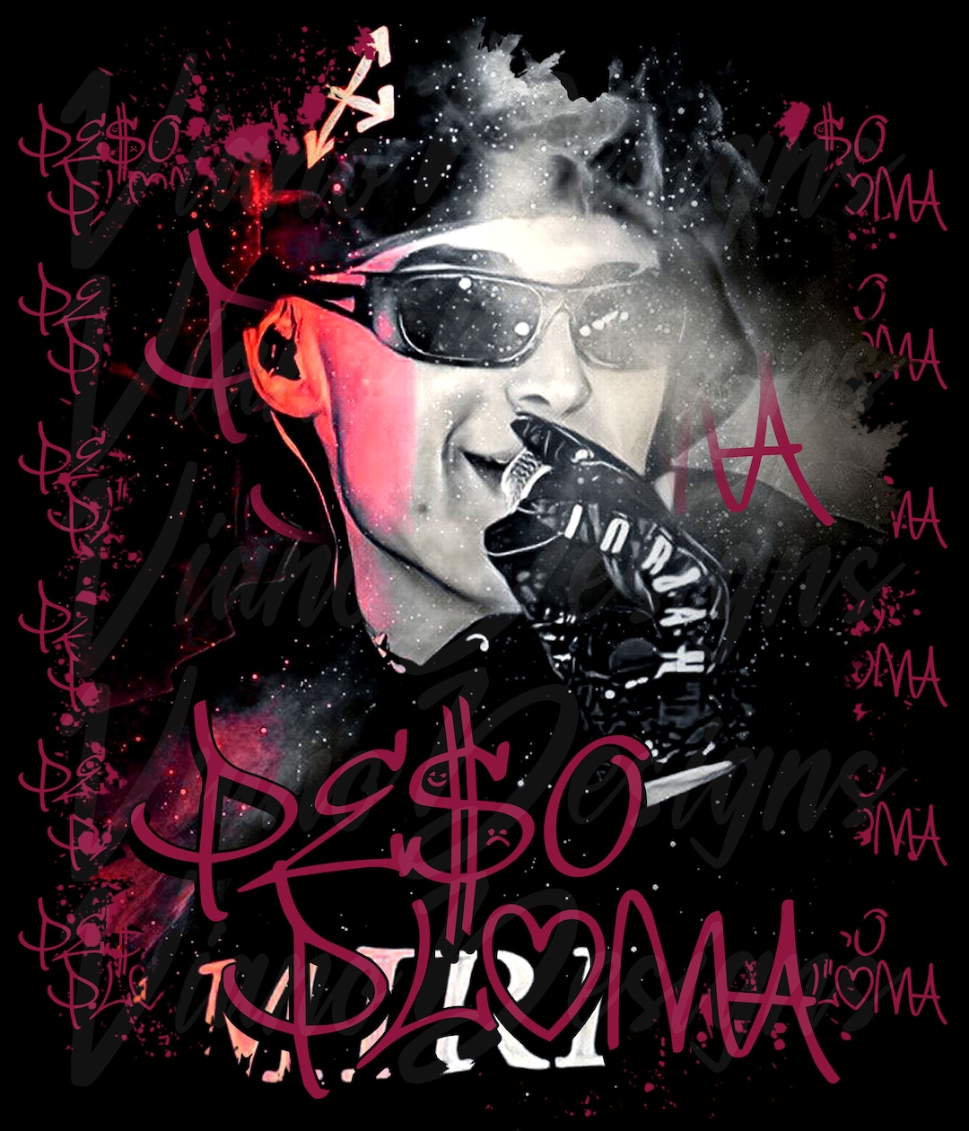 Peso Pluma Png Digital Download File Sublimation, Peso Pluma PNG, Peso ...