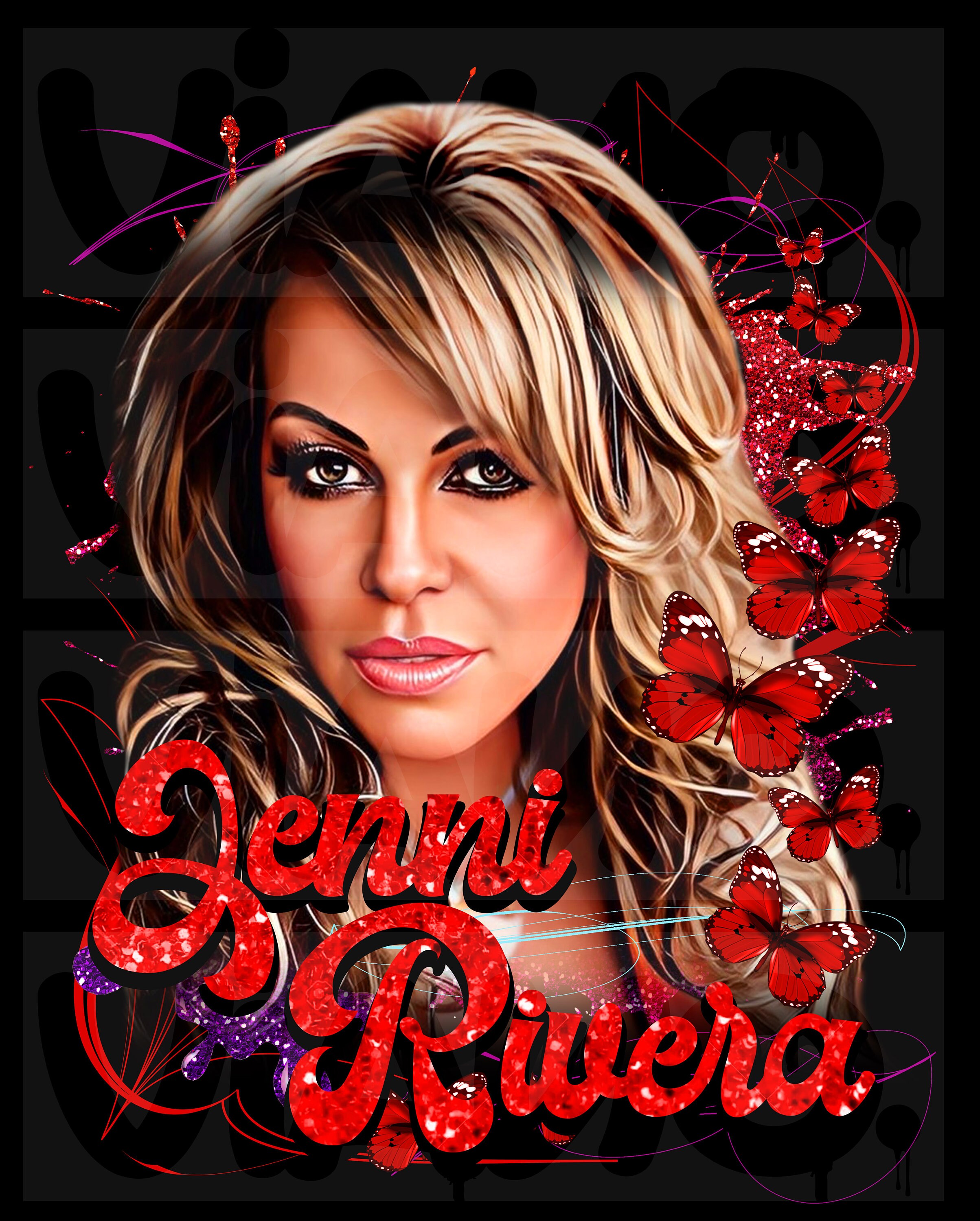 Jenni Rivera Png Digital Download File Sublimation, Jenni Rivera PNG ...