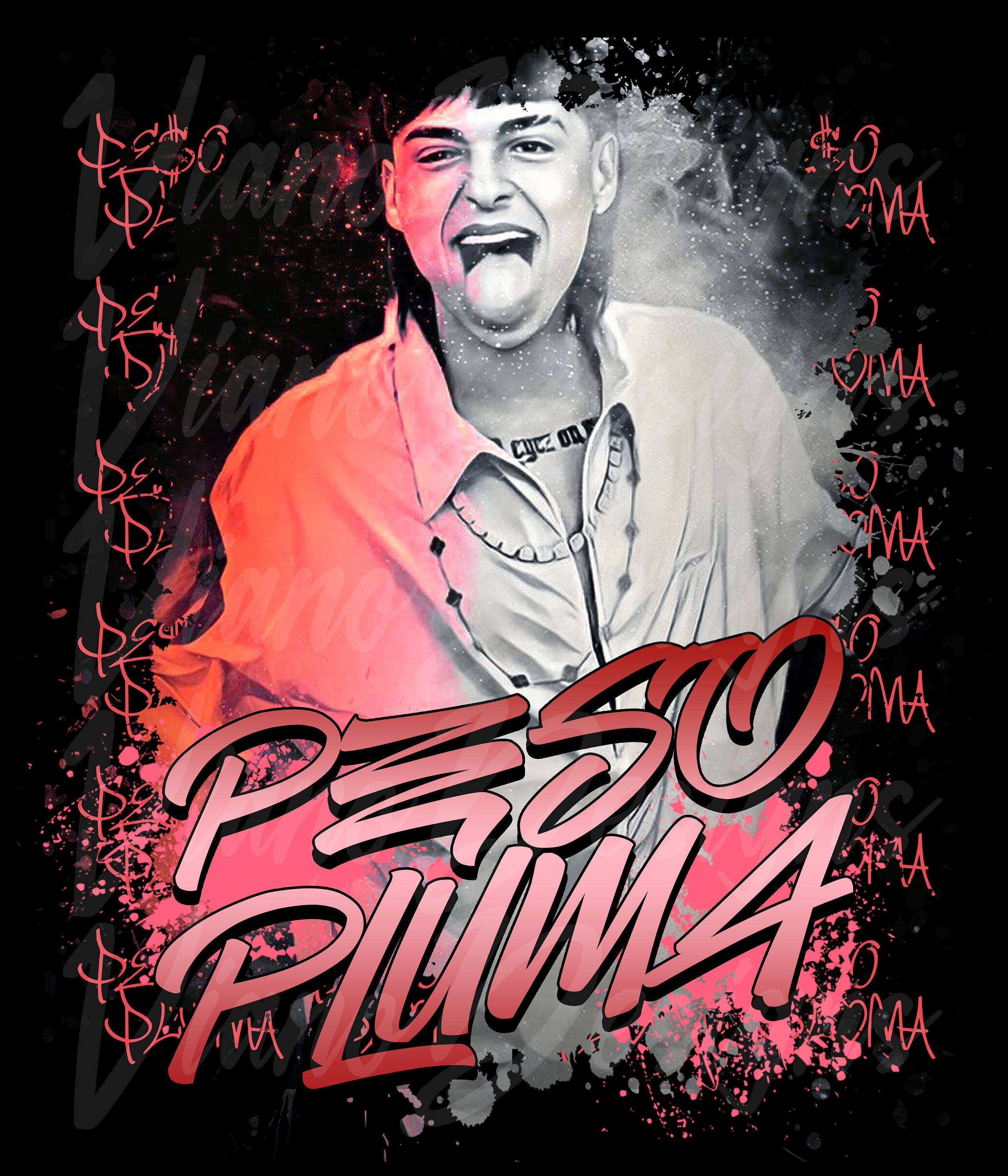 Peso Pluma Png Digital Download File Sublimation, Peso Pluma PNG, Peso ...