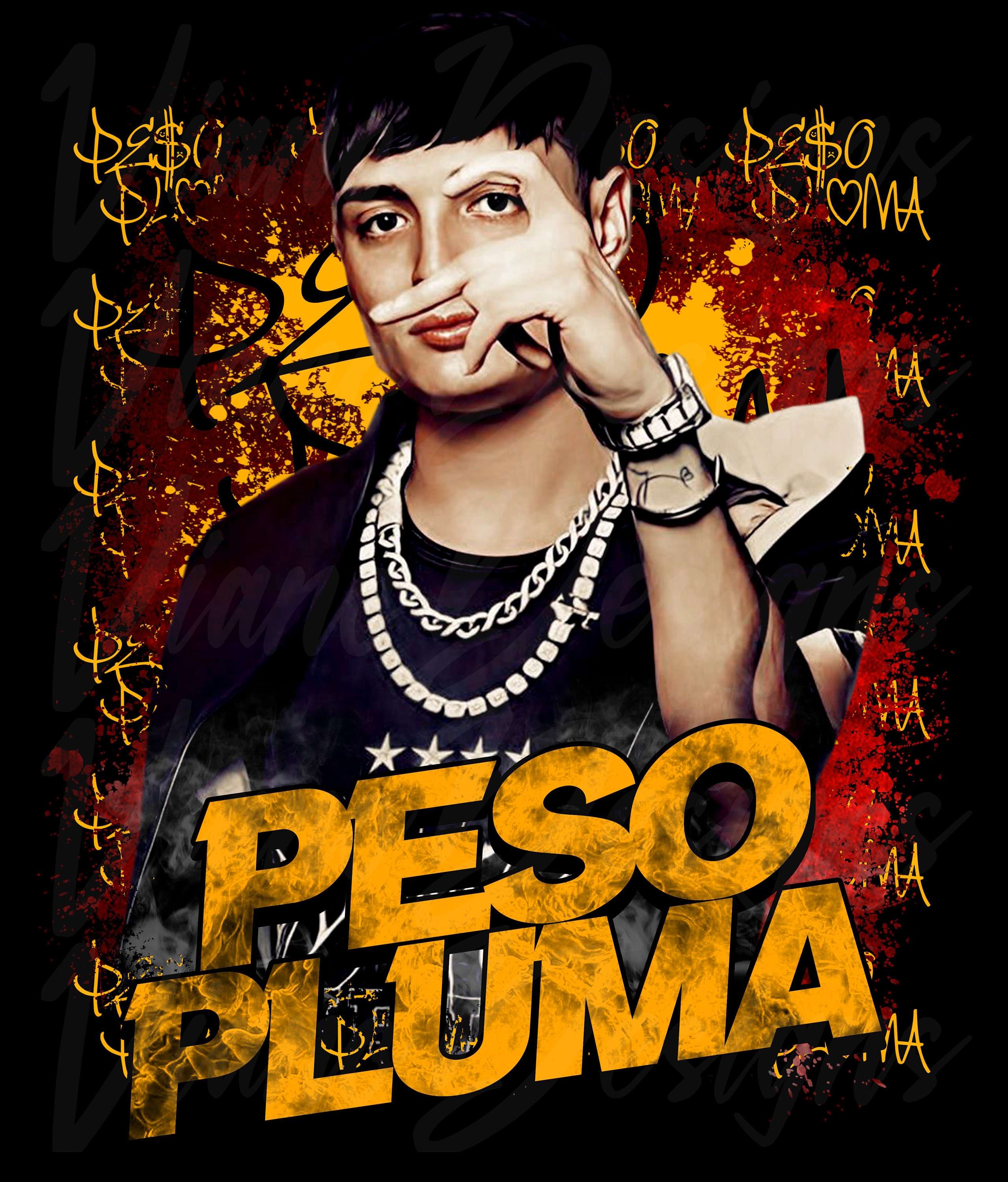 Peso Pluma Png Digital Download File Sublimation, Peso Pluma PNG, Peso ...
