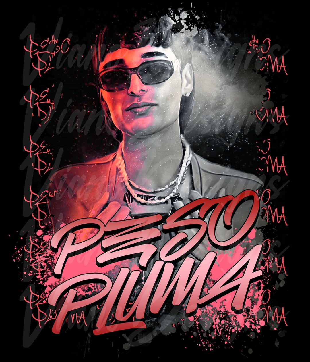 Peso Pluma Png Digital Download File Sublimation, Peso Pluma PNG, Peso ...