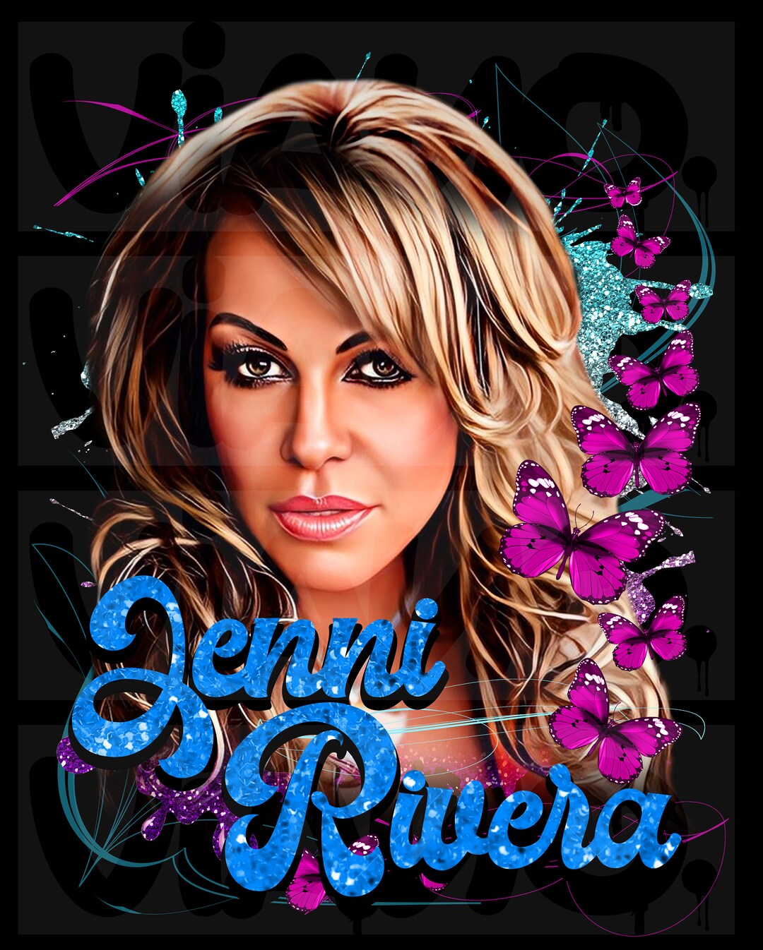 Jenni Rivera Png Digital Download File Sublimation, Jenni Rivera PNG ...