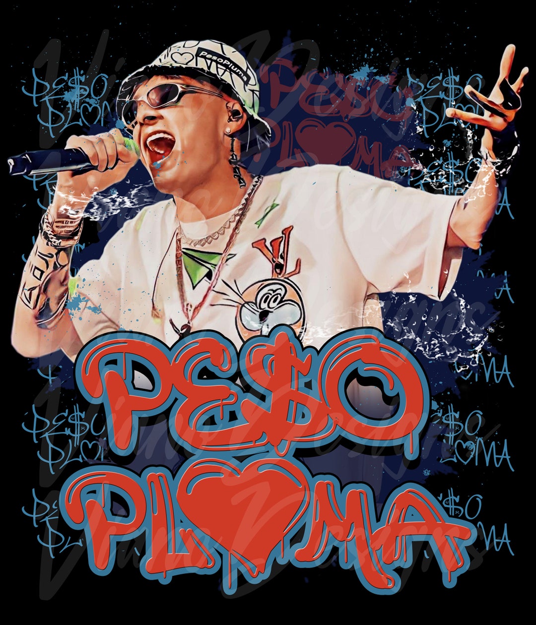 Peso Pluma Png Digital Download File Sublimation, Peso Pluma PNG, Peso ...