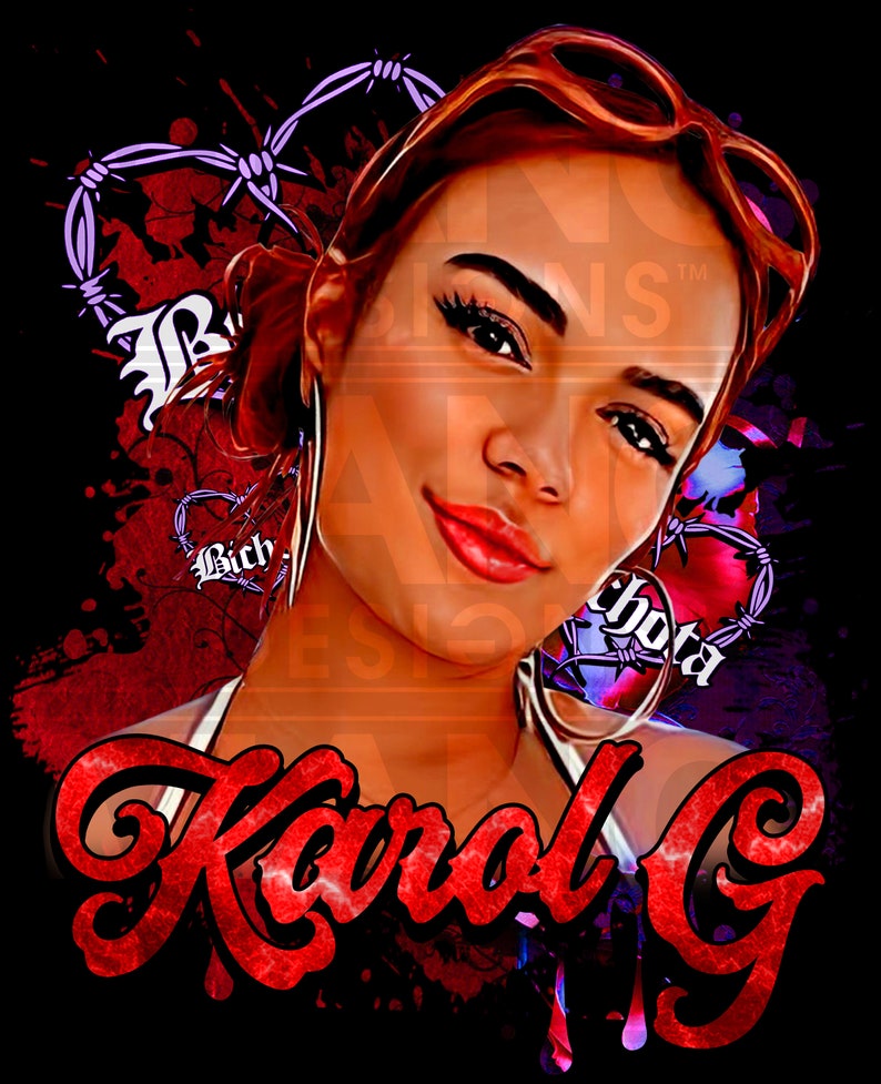 Karol G Red Hair PNG, Sublimation File (digital Download) - Etsy Canada