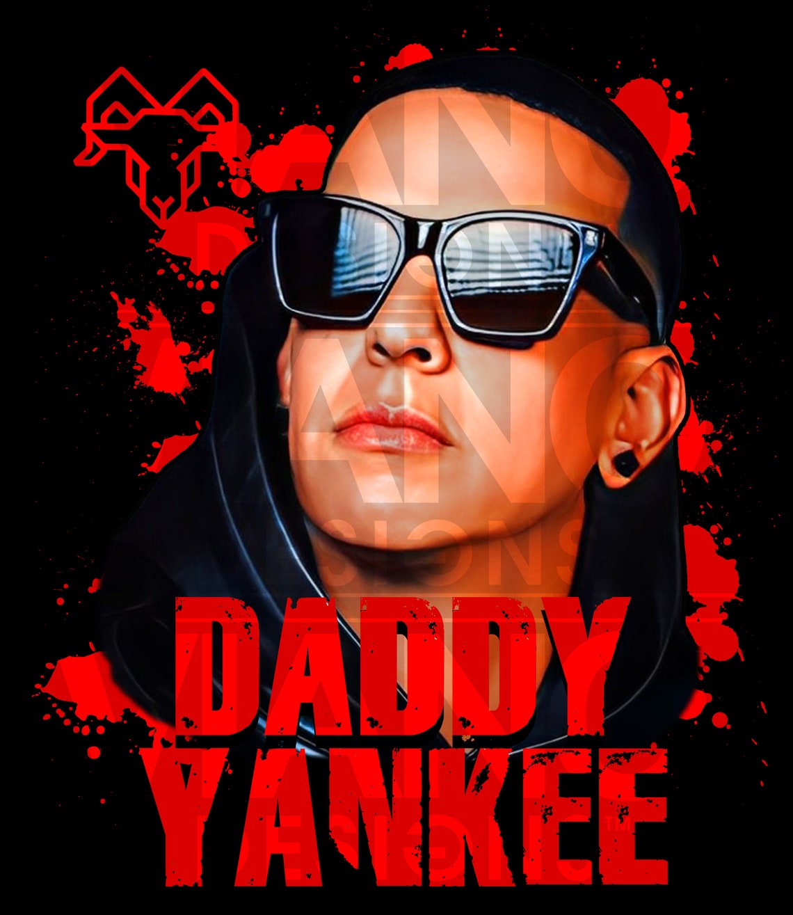 Daddy Yankee Png Digital Download File Sublimation Daddy - Etsy