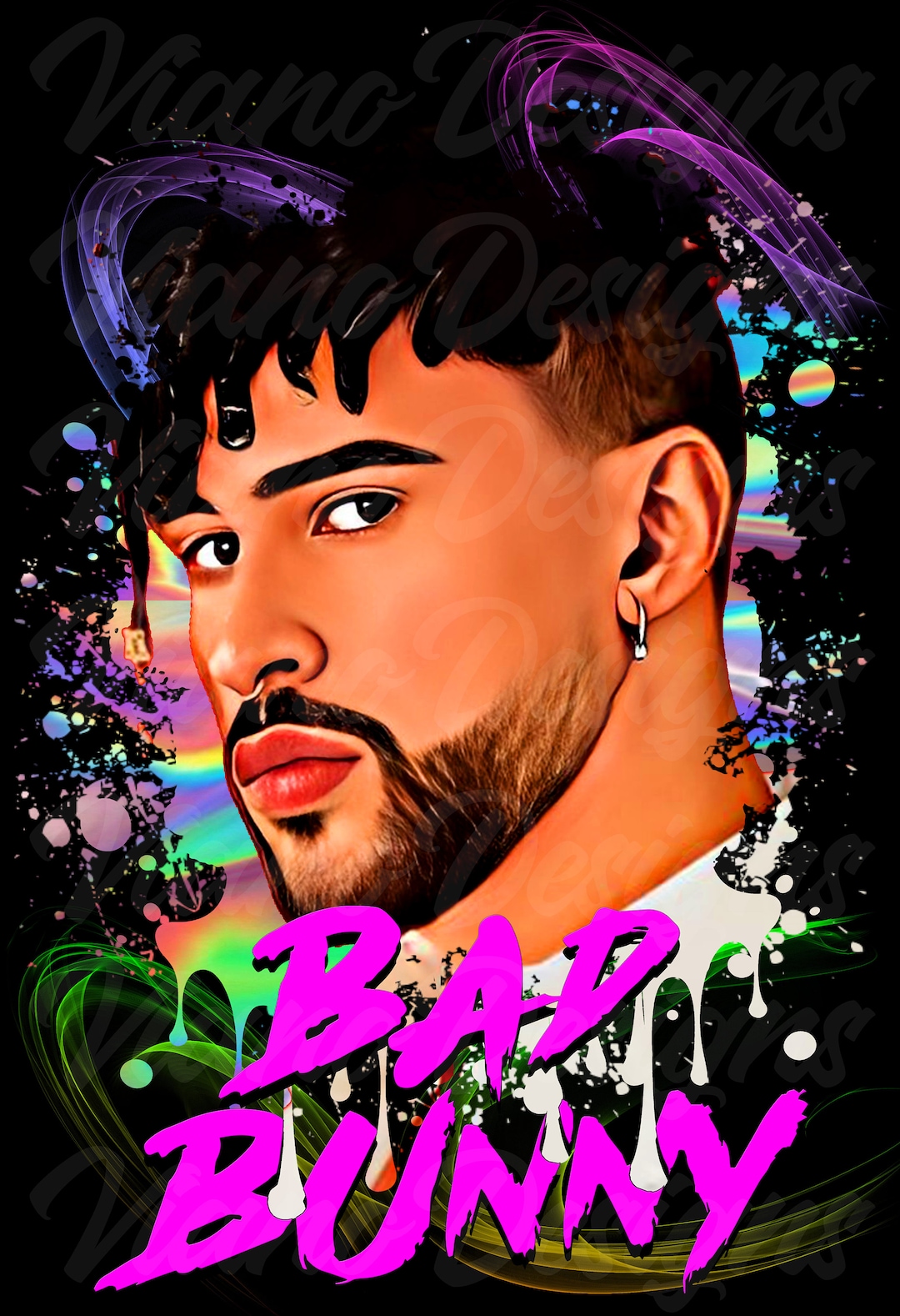 Bad Bunny Png Descarga digital Sublimación de archivos, Bad Bunny PNG ...