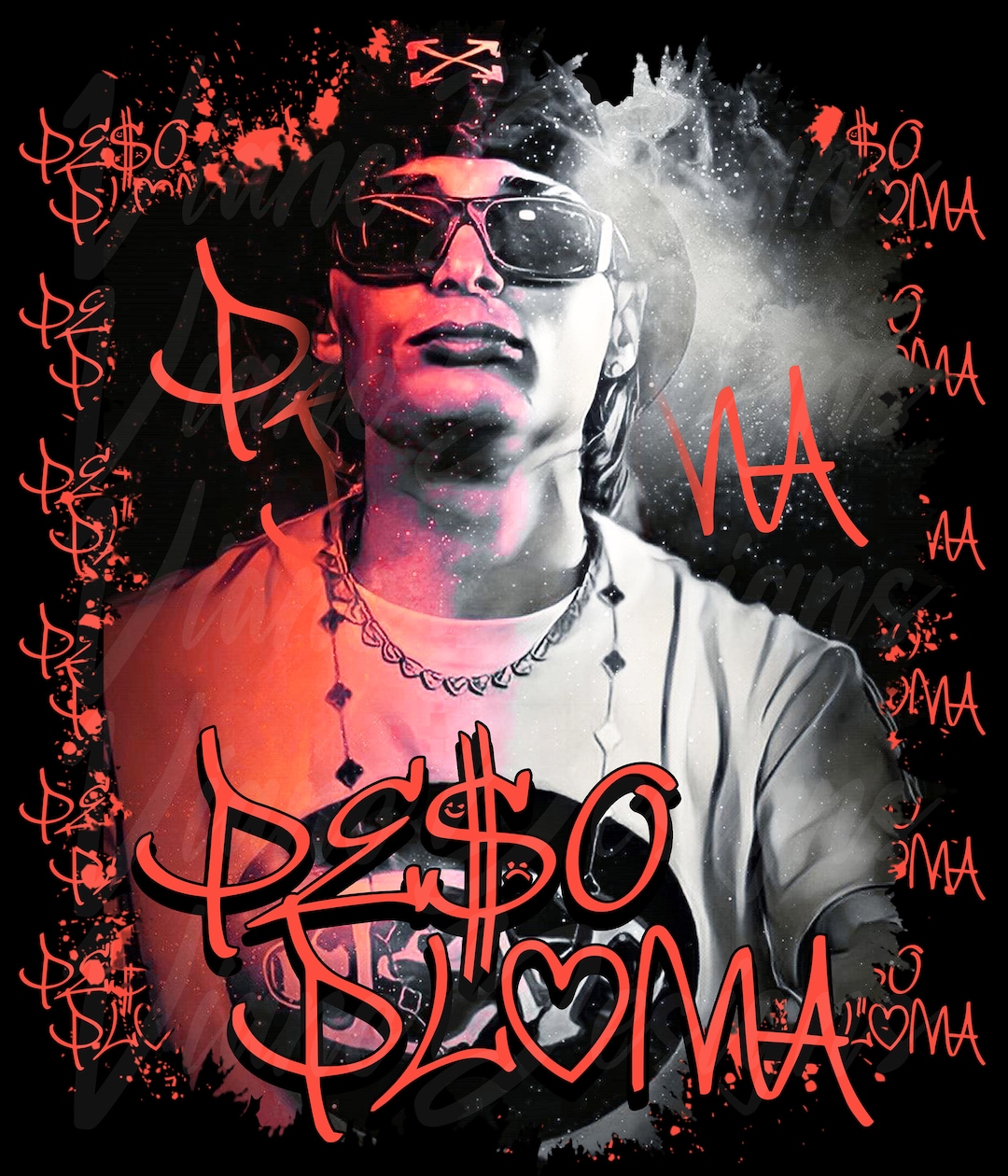 Peso Pluma Png Digital Download File Sublimation, Peso Pluma PNG, Peso ...