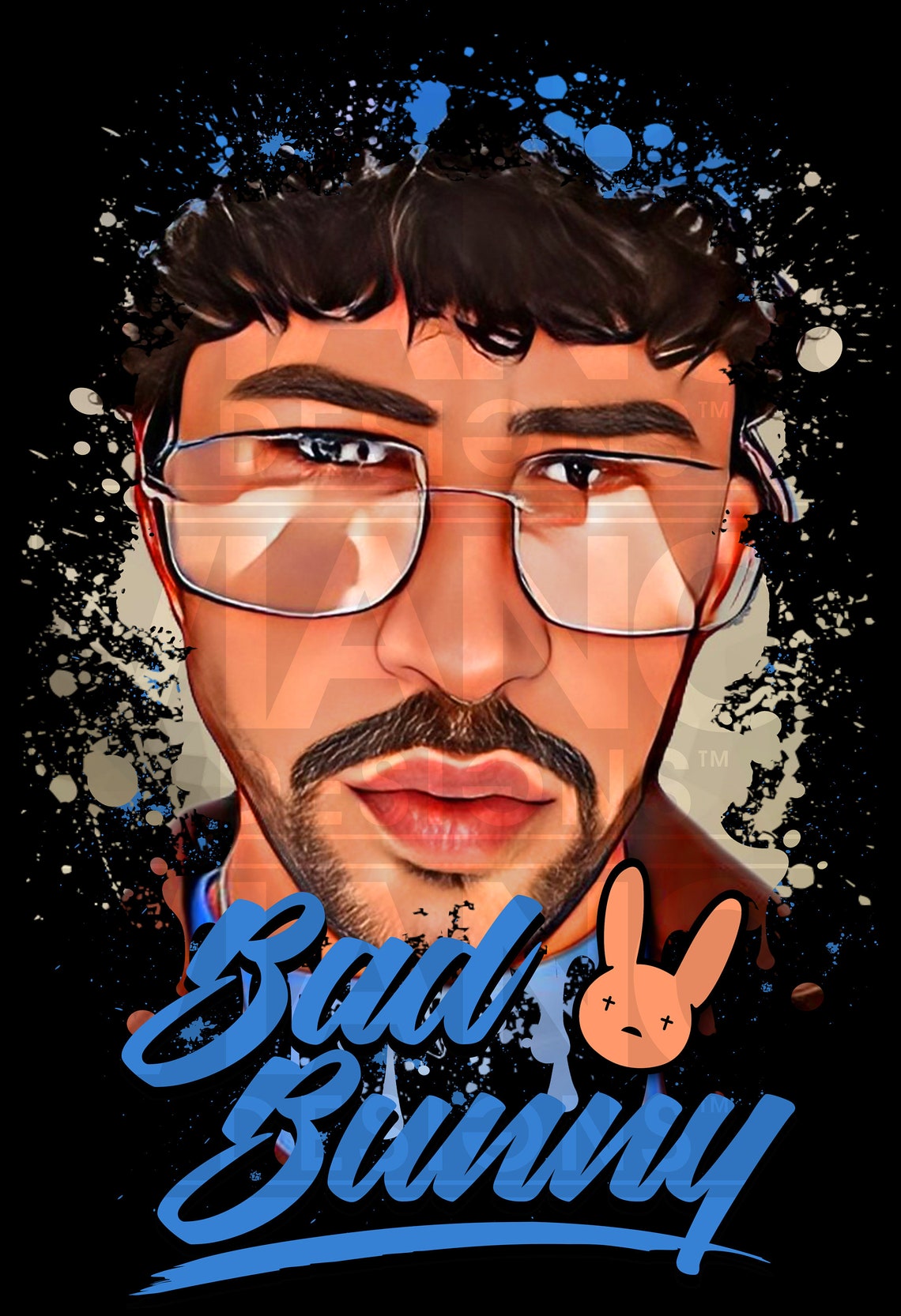 Bad Bunny Png Digital Download File Sublimation Bad Bunny - Etsy