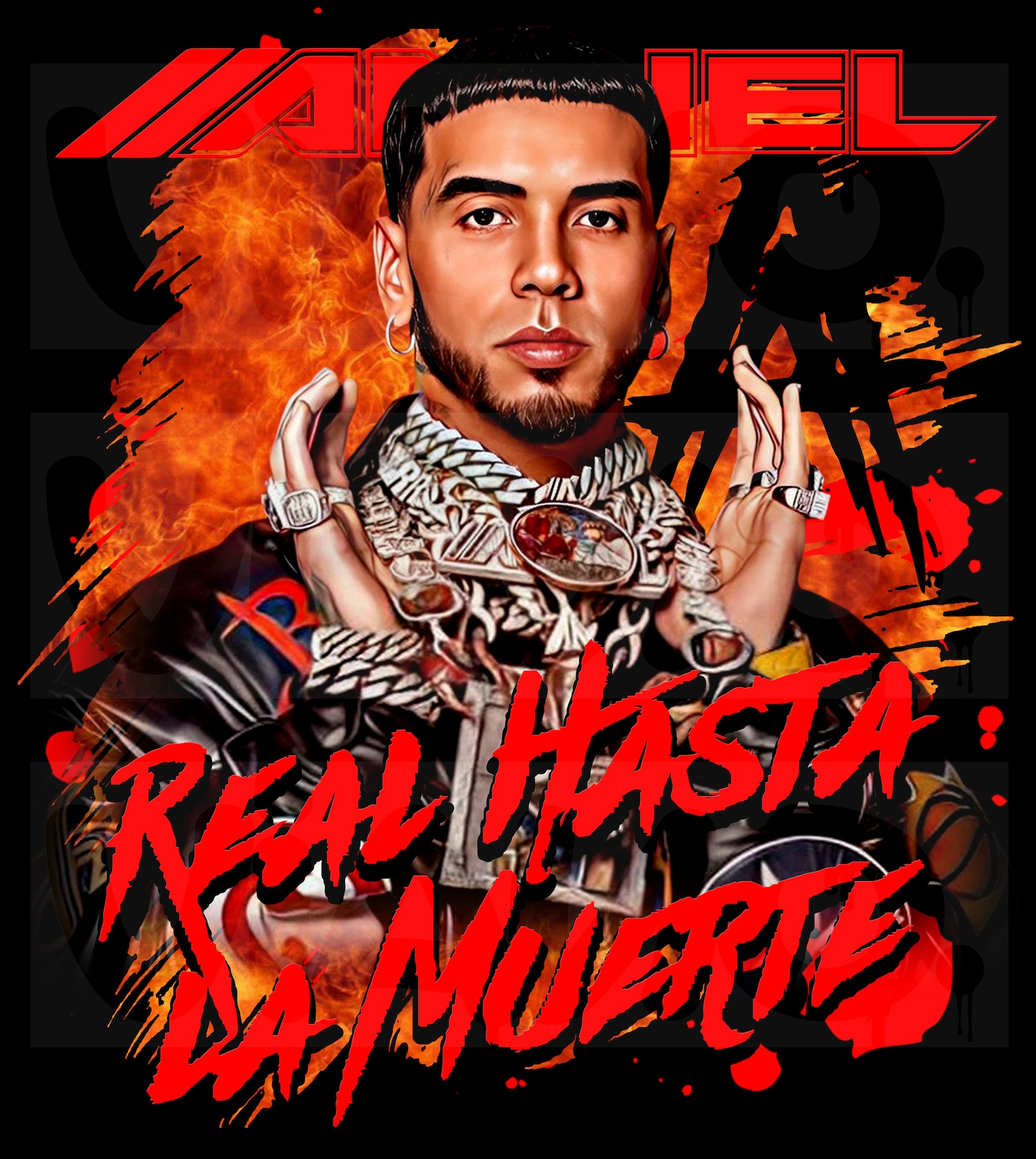 Anuel Aa Png Digital Download File Sublimation, Anuel Aa PNG, Anuel Aa ...