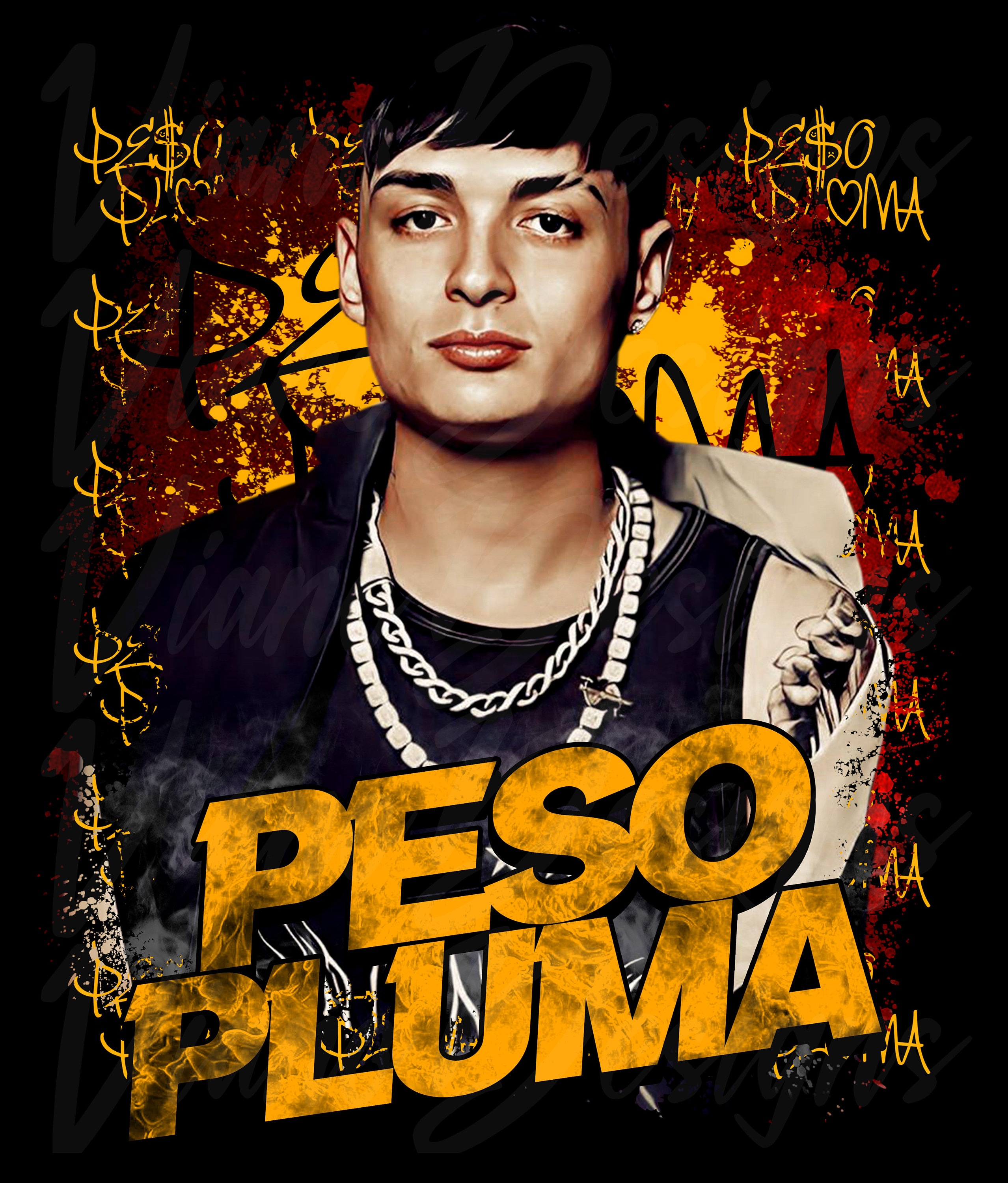 Peso Pluma Png Digital Download File Sublimation, Peso Pluma PNG, Peso ...