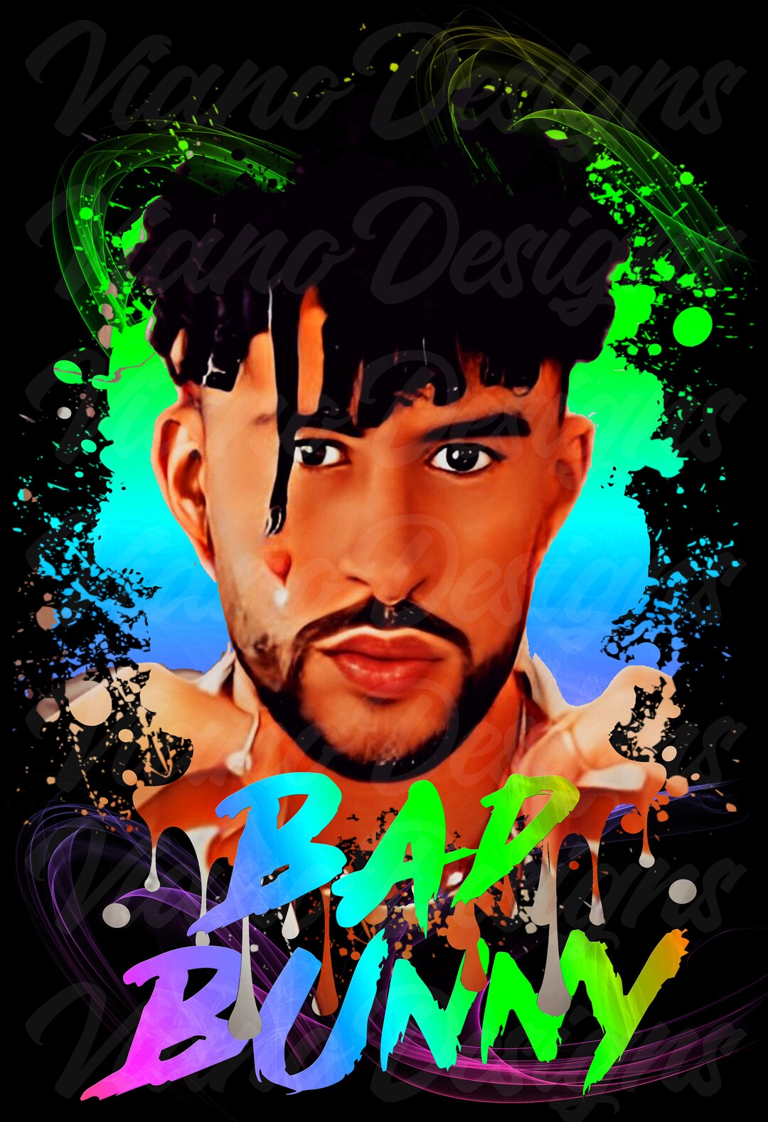 Bad Bunny Png Digital Download File Sublimation, Bad Bunny PNG, Bad ...