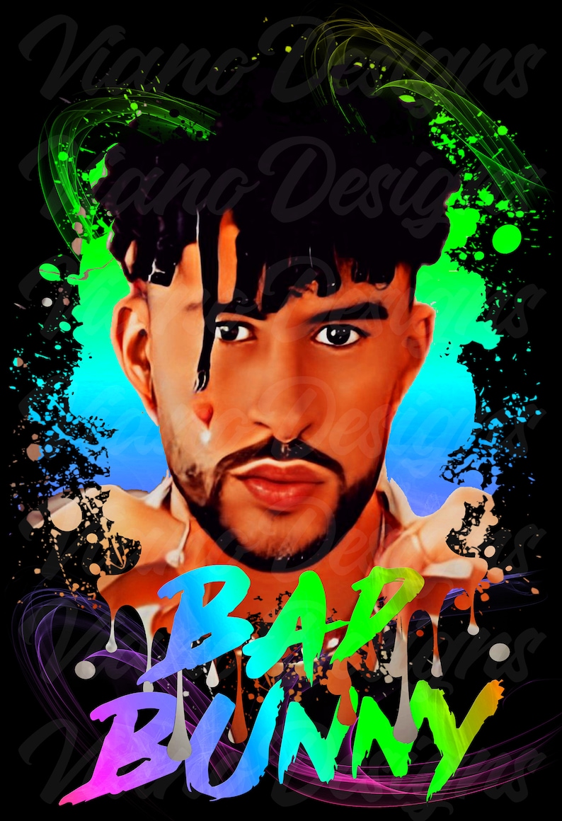 Bad Bunny Png Digital Download File Sublimation Bad Bunny - Etsy