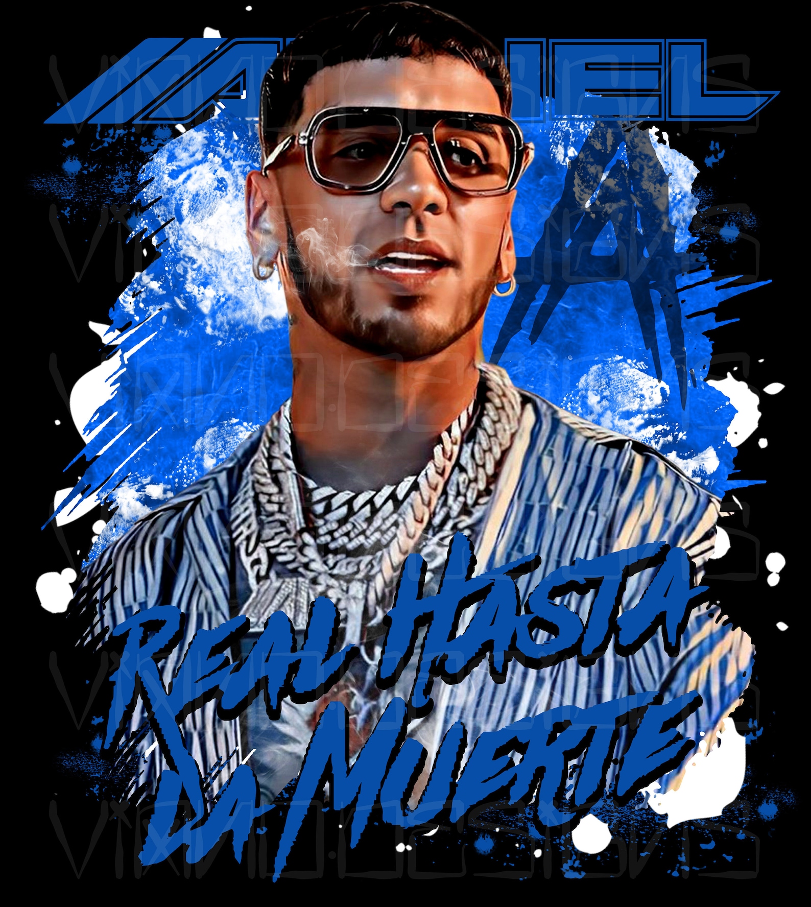 Anuel Aa Png Digital Download File Sublimation, Anuel Aa PNG, Anuel Aa ...