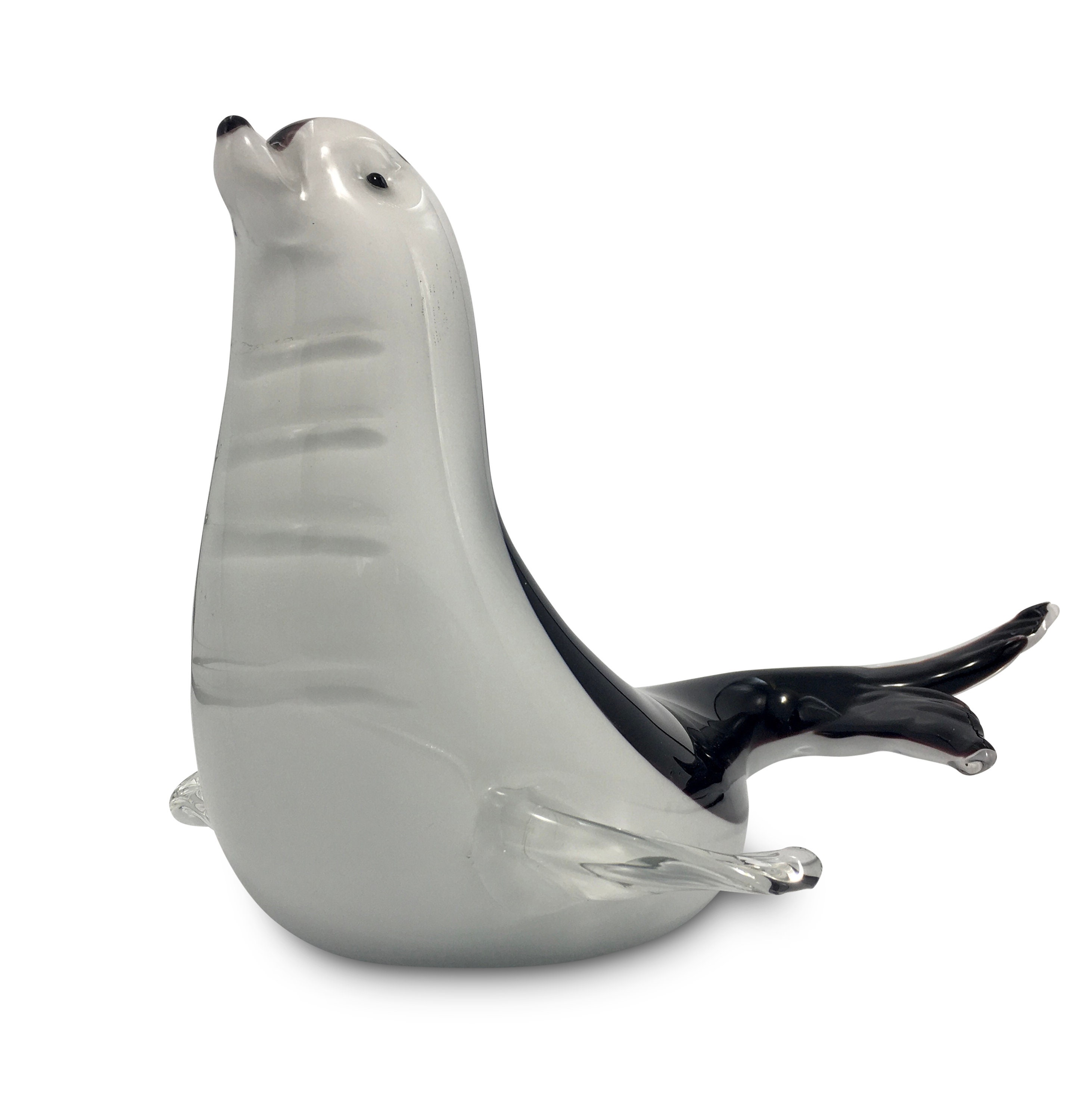 Murano Glass Mother SEA LION Figurine by Formia Authentic Italian Hand ...