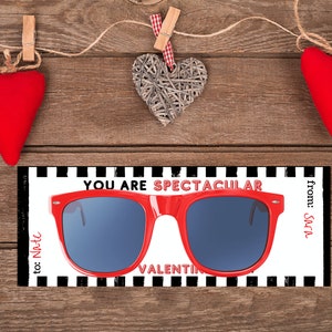 Printable Glasses Valentine Cards | Glasses Themed Valentines ...