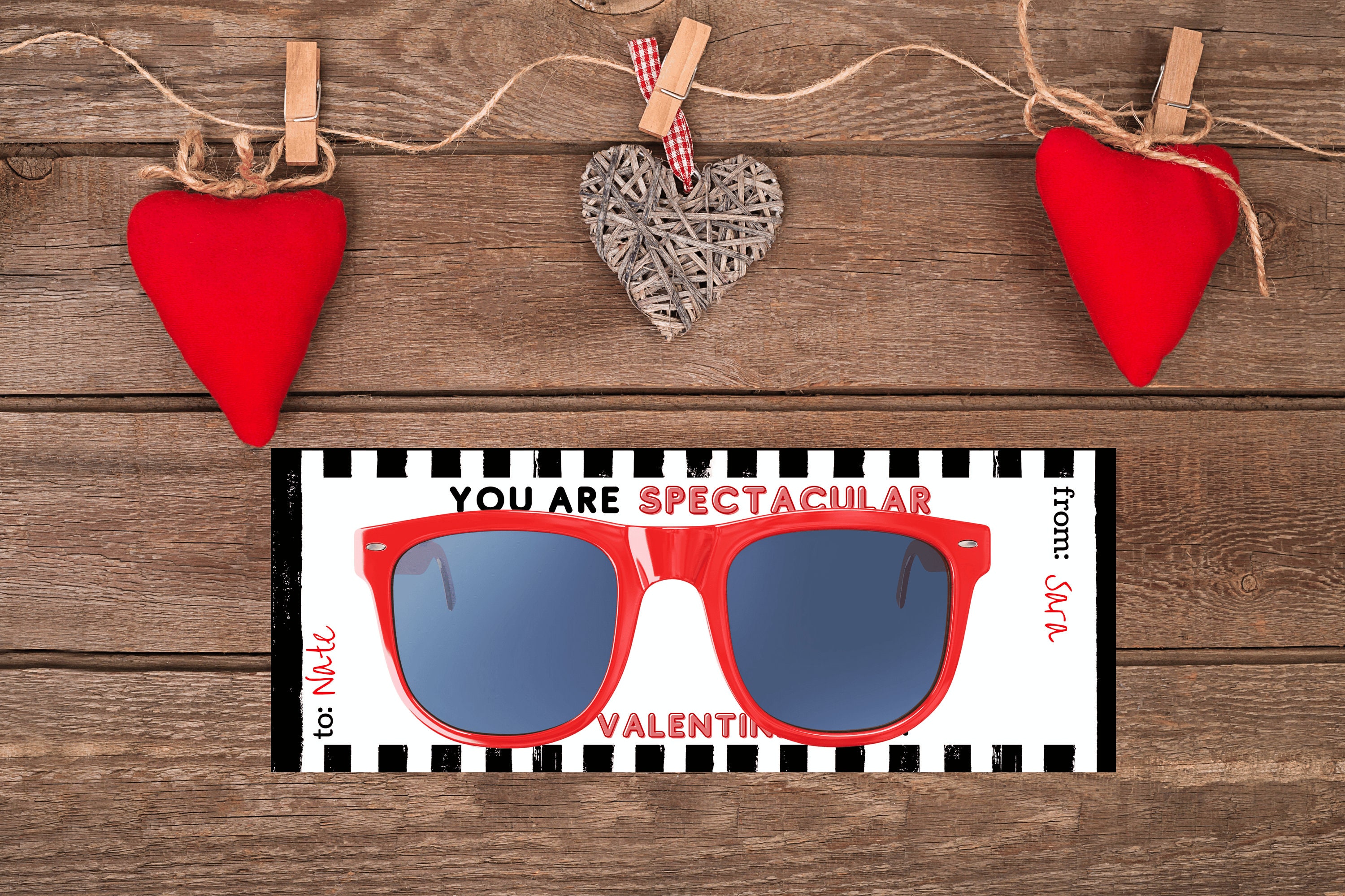 Printable Glasses Valentine Cards | Glasses Themed Valentines ...