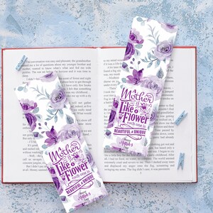 Printable Bookmarks for Mother's Day, Floral Bookmarks for Mom ...