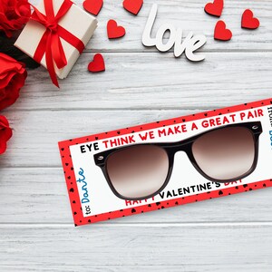 Printable Glasses Valentine Cards | Glasses Themed Valentines ...
