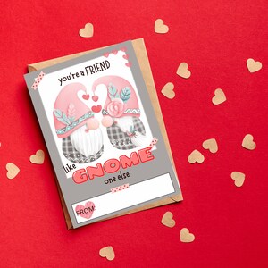 Printable Gnome Themed Valentine's Day Cards | Set of Eight Cards ...