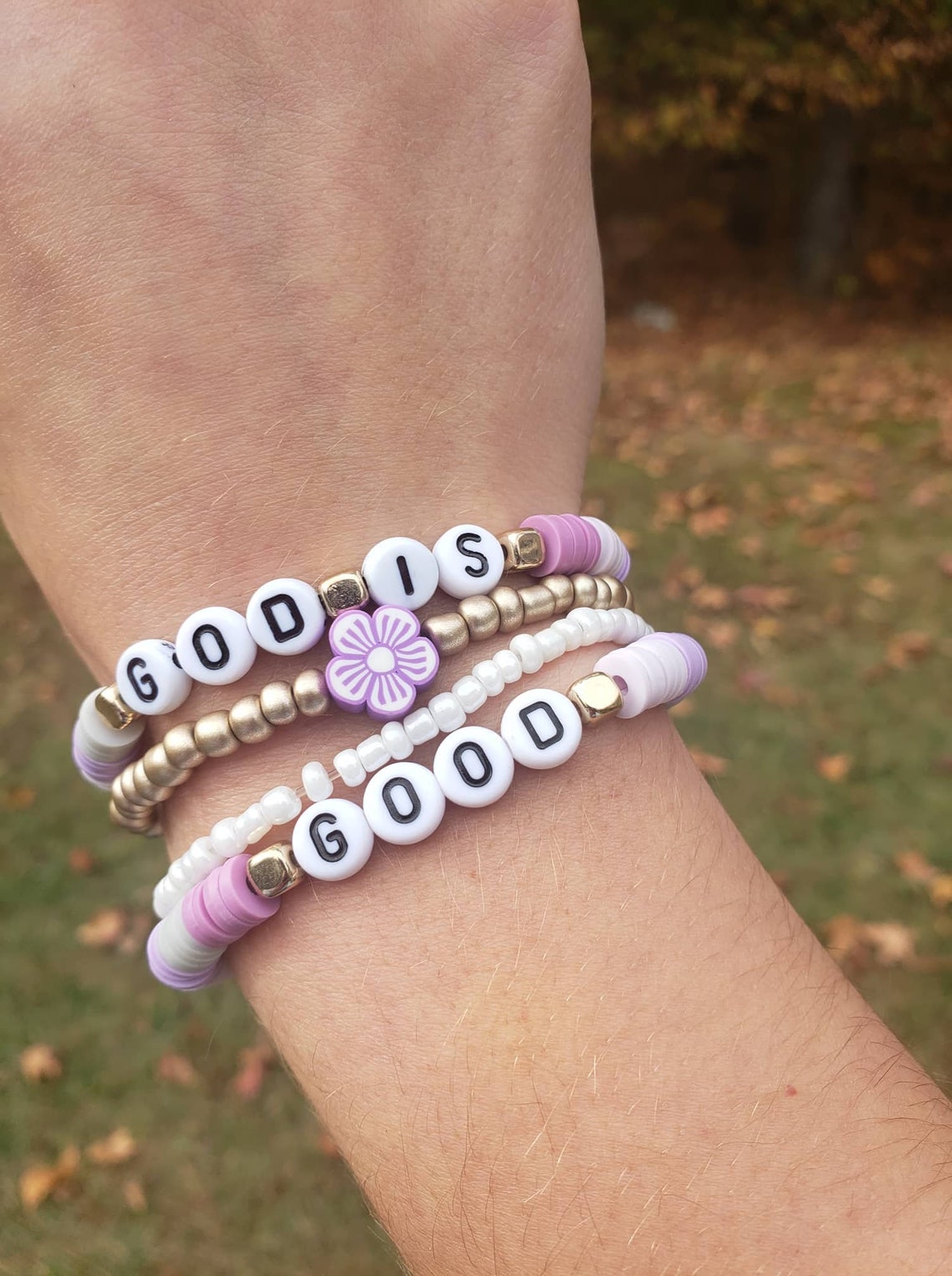 God is Good Bracelet Set/christian Bracelet/ Cute Christian - Etsy