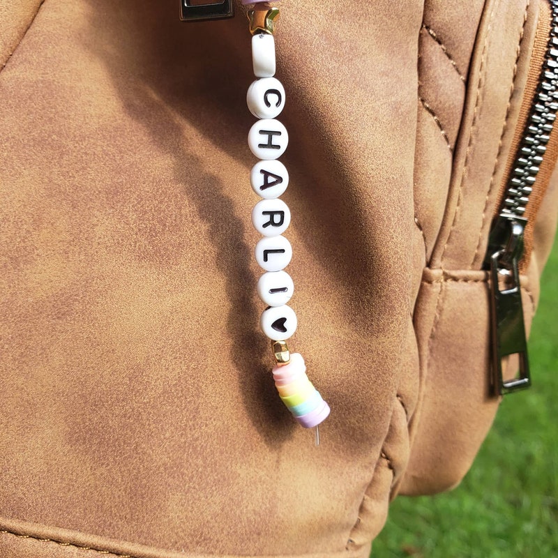 Preppy Keychain - Etsy