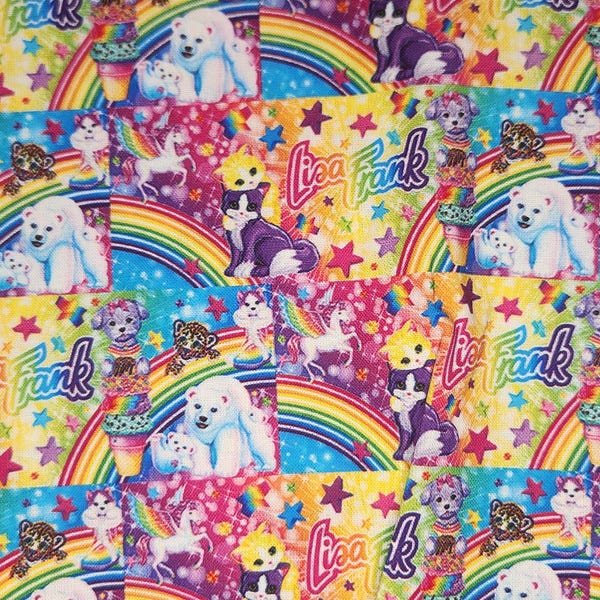 Lisa Frank Fabric by the Yard - Etsy
