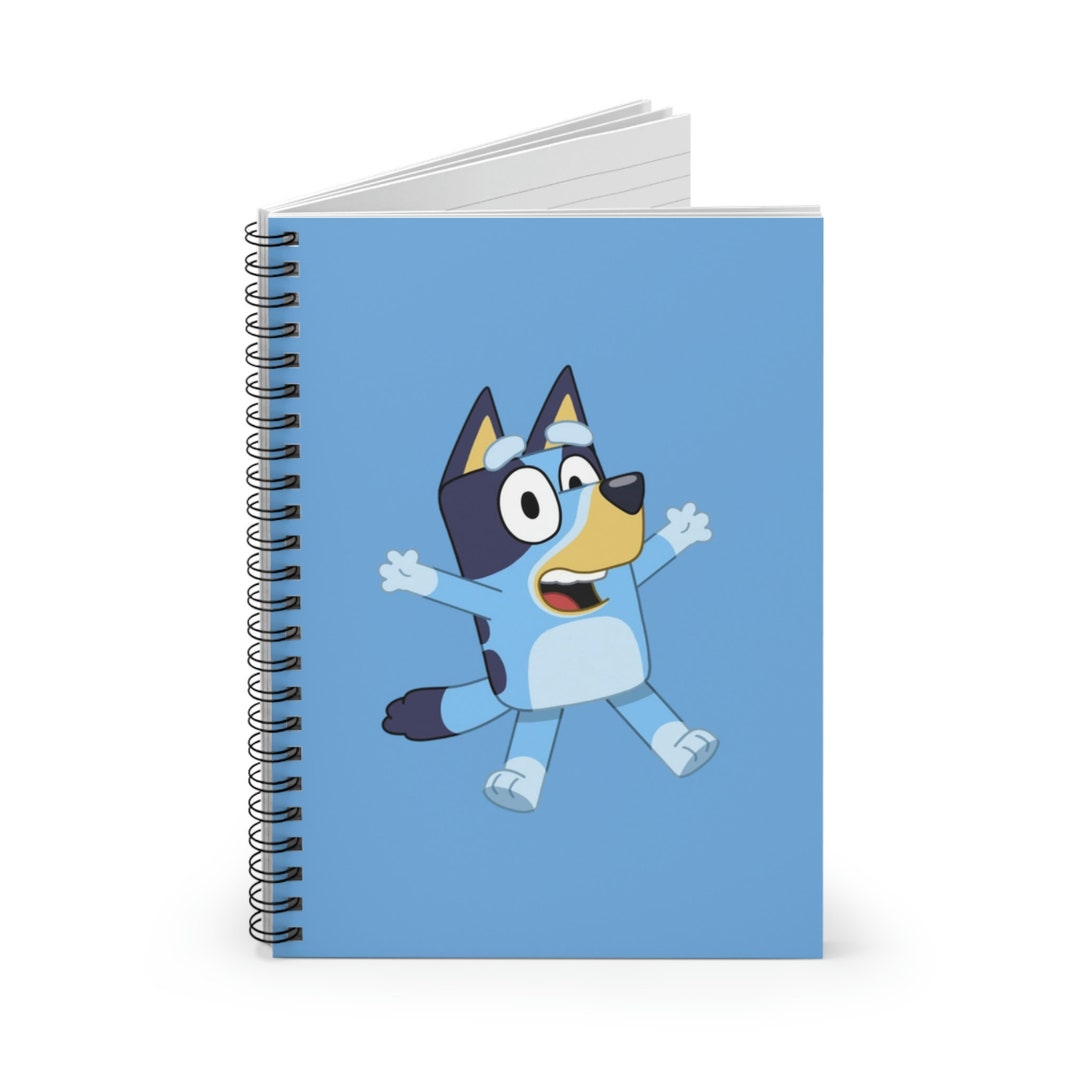 Bluey Spiral Notebook Ruled Line - Etsy