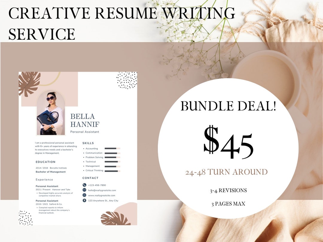 Custom Creative Resume Writer Resume Writing Service | Modern Resume ...