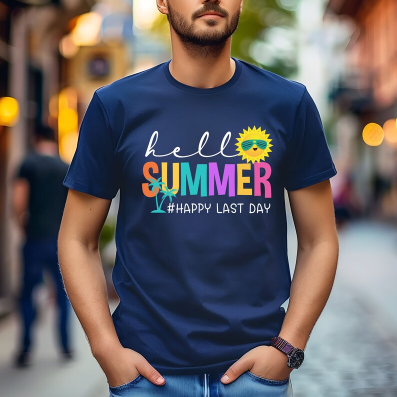 Hello Summer, Happy Last Day of School Shirts, School Out for Summer ...