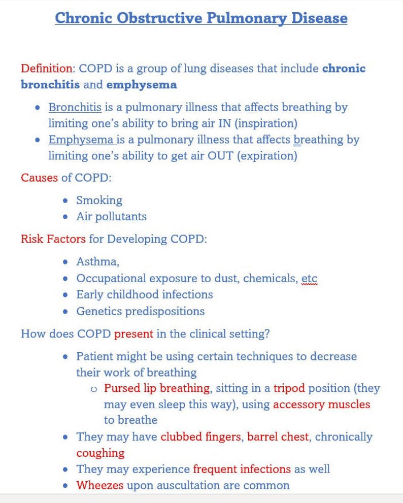 Understanding COPD - Etsy