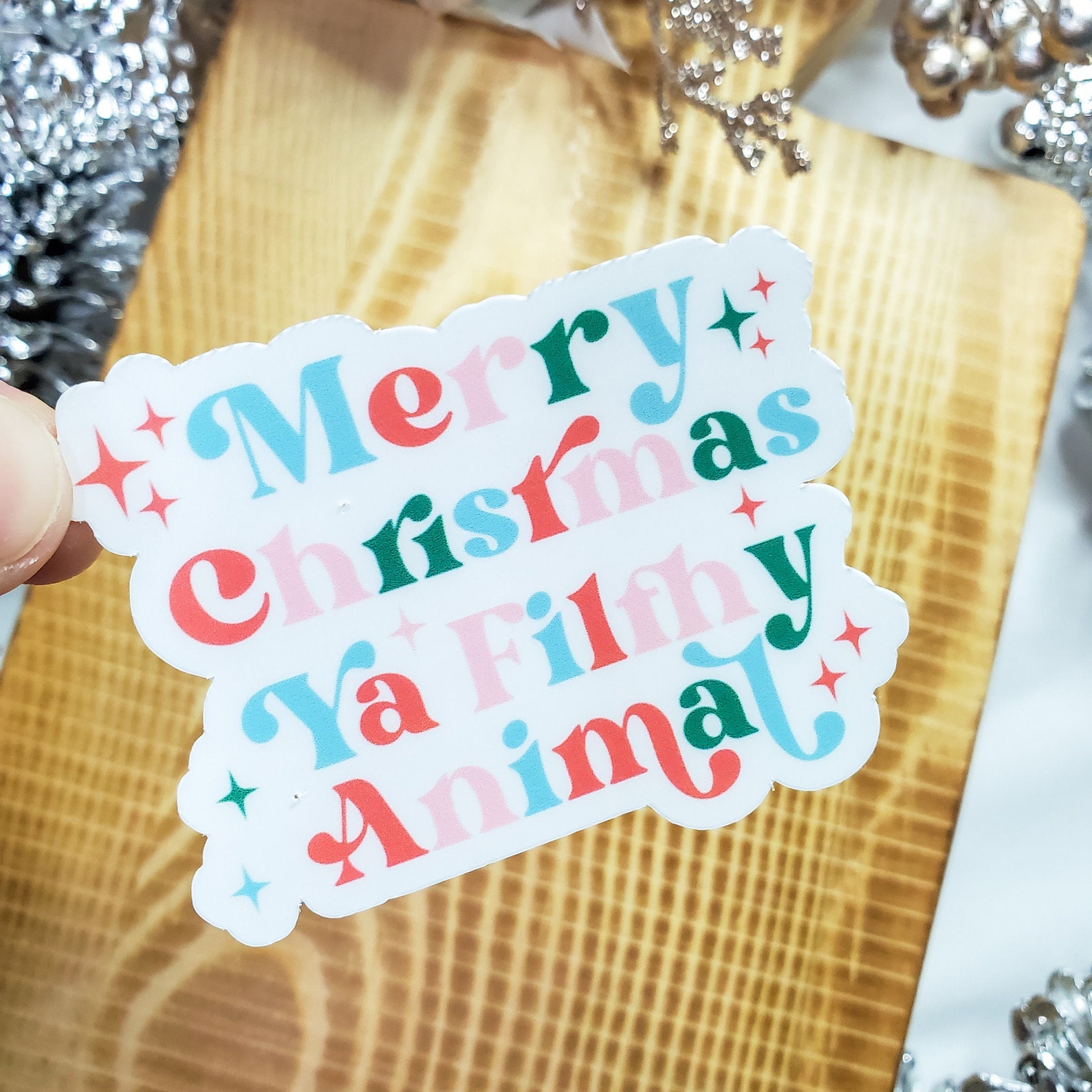 Christmas Movie Saying Stickers, Funny Movie Quote Stickers, Holiday ...