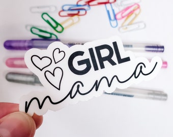 Girl Mama Bumper Sticker - Etsy