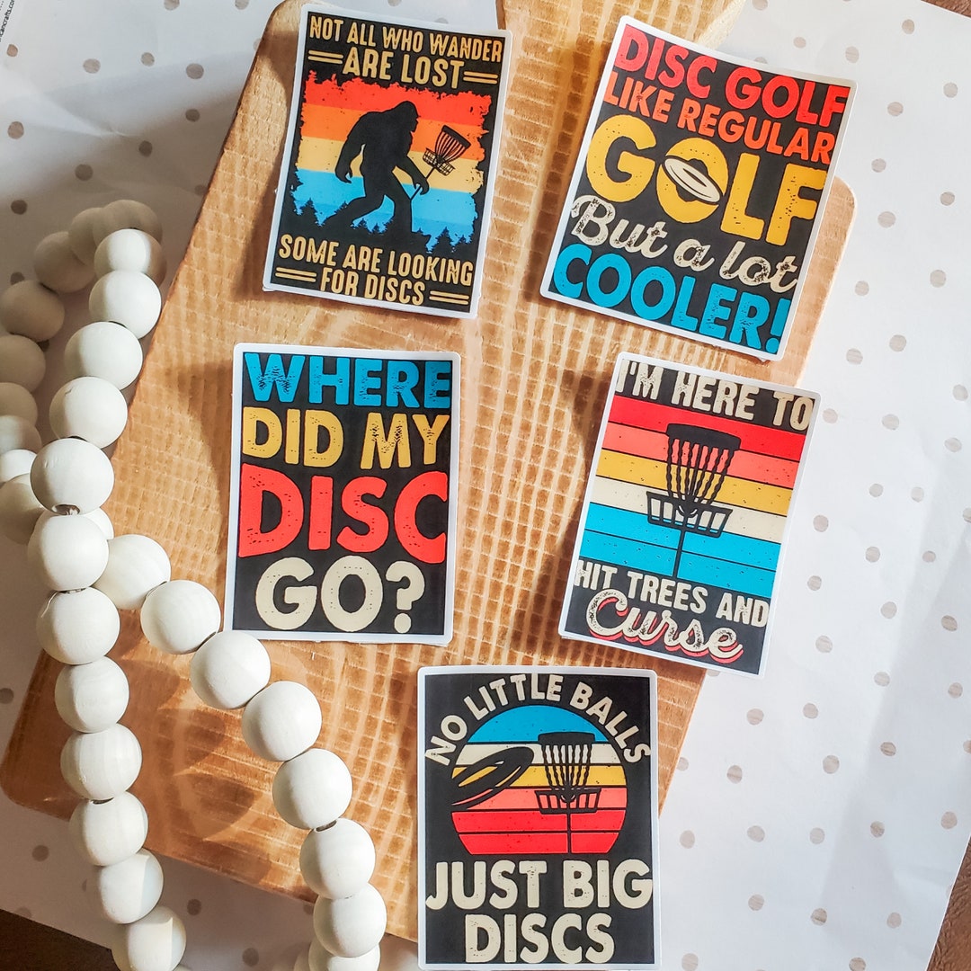 Disc Golf Stickers, Disc Golf Bag Stickers, Frisbee Golf, Disc Golf ...