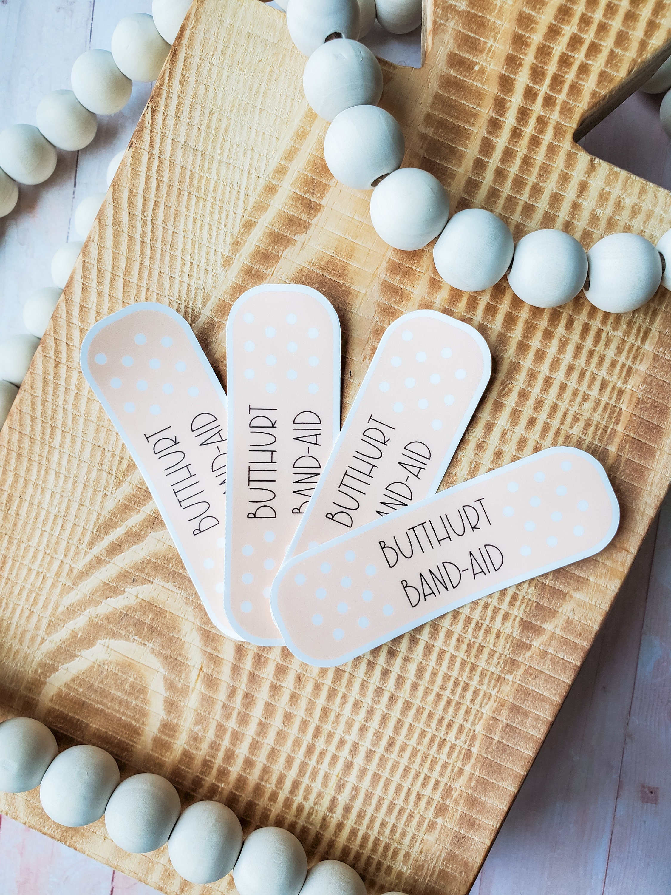 Butthurt Band-aid Sticker, Adult Sticker, Humorous, Sarcastic, Water ...