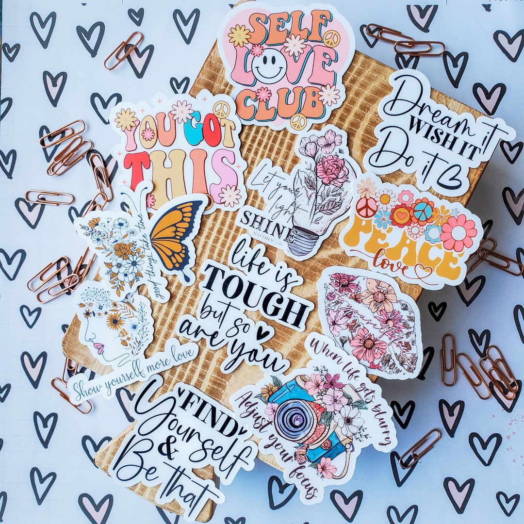 Encouraging Motivational Stickers, Inspirational, Positive Stickers ...