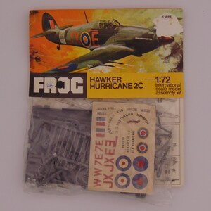 Frog Hawker Hurricane 2C 1/72 Scale - Etsy