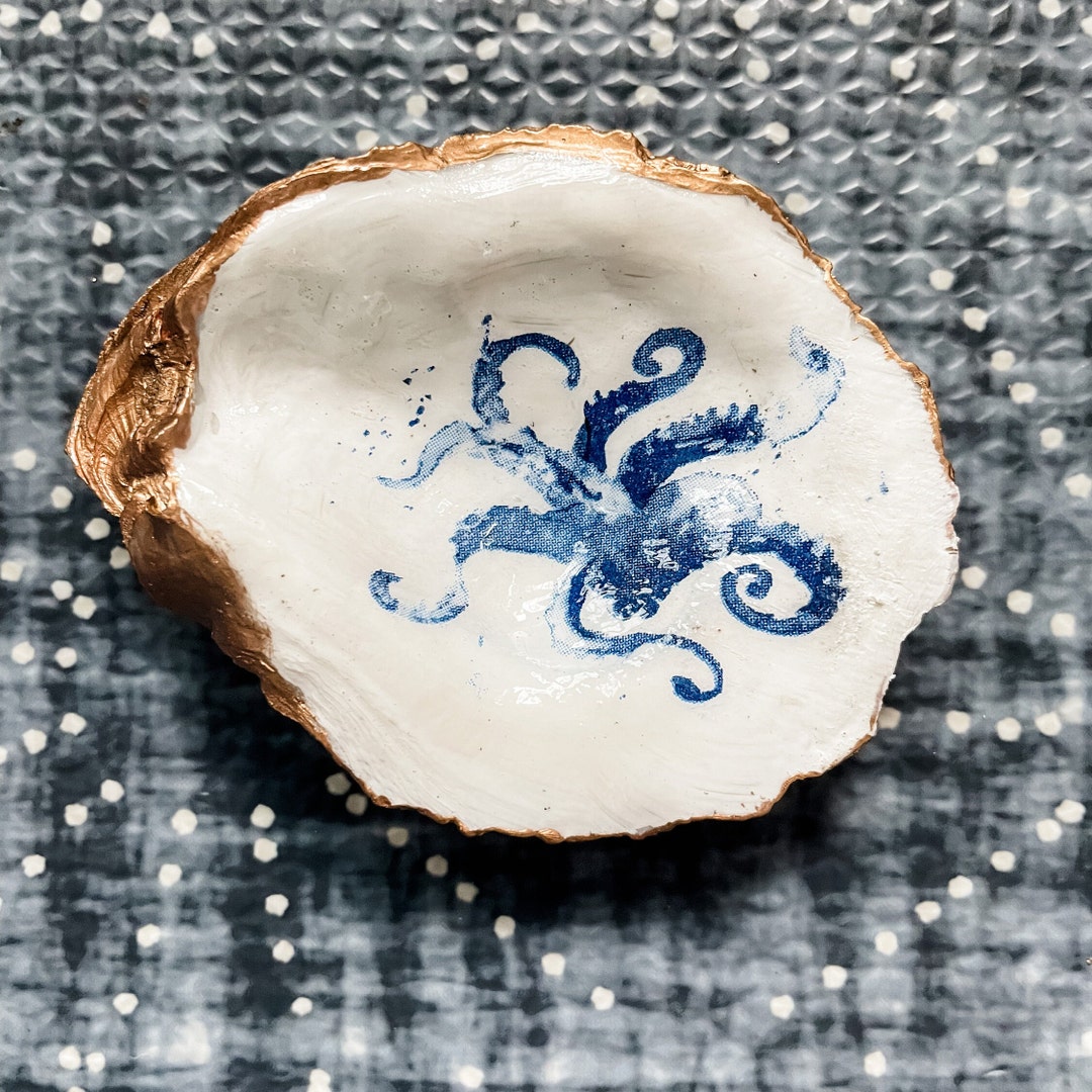 Oyster Shell Ring Dish, Hostess Gift, Graduation Gift, Bridesmaid ...