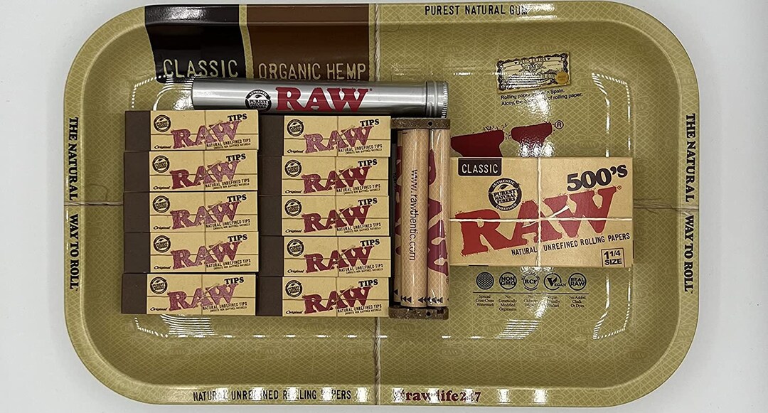 RAW 500 Paper Classic Rolling Bundle - Etsy